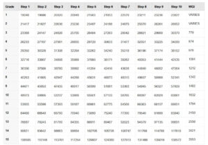 Dod Gs Pay Scale 2021 - Military Pay Chart For 2025